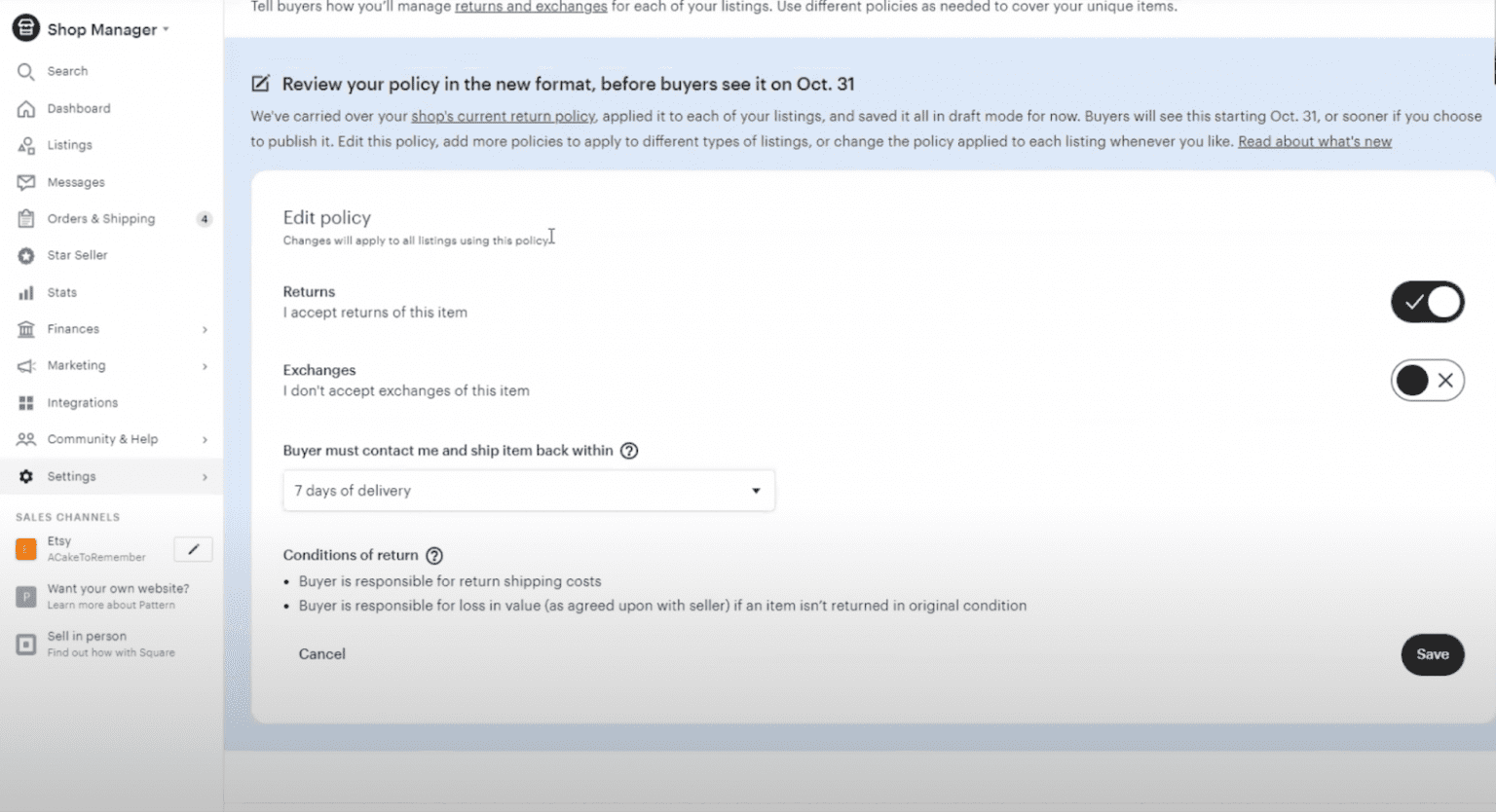How to Set Etsy Return Policy: A Complete Guide [2026 Updates]